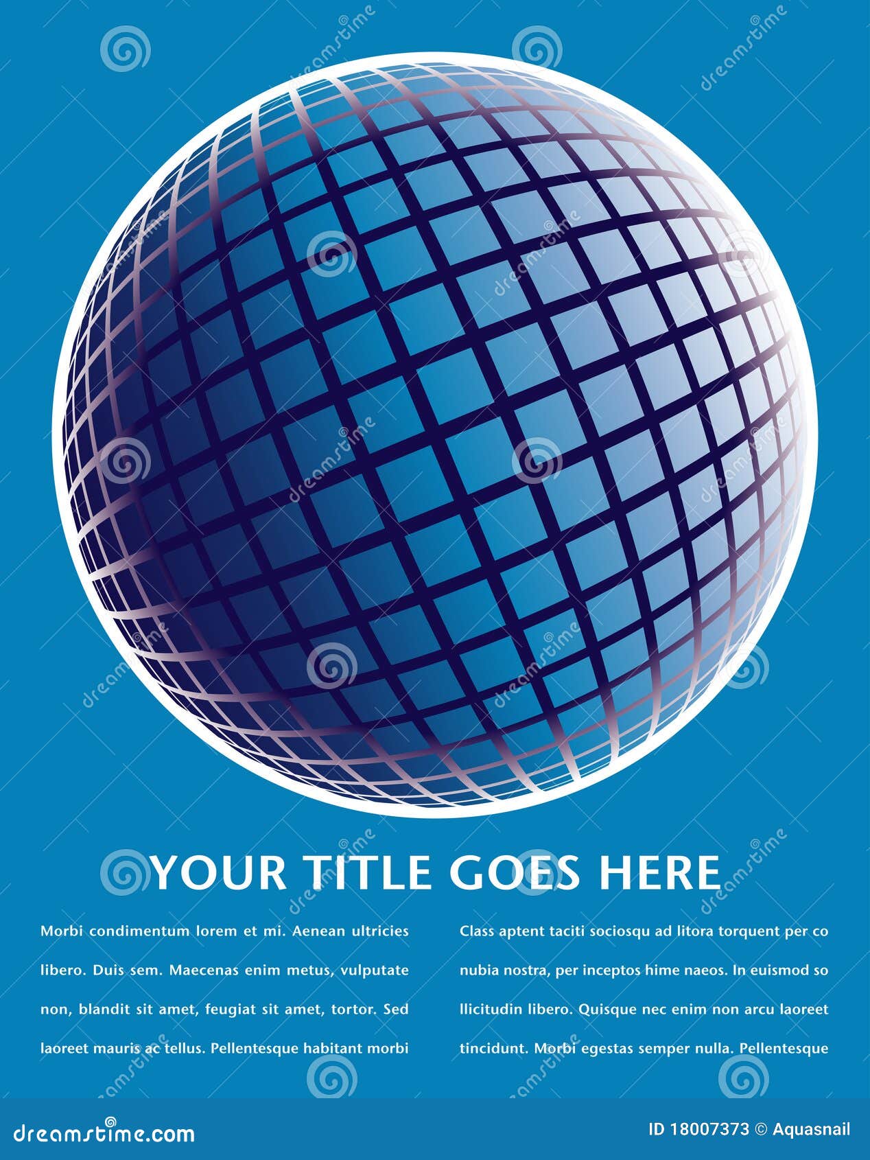 Colorful Digital Globe Design. Stock Vector - Illustration of gradient ...