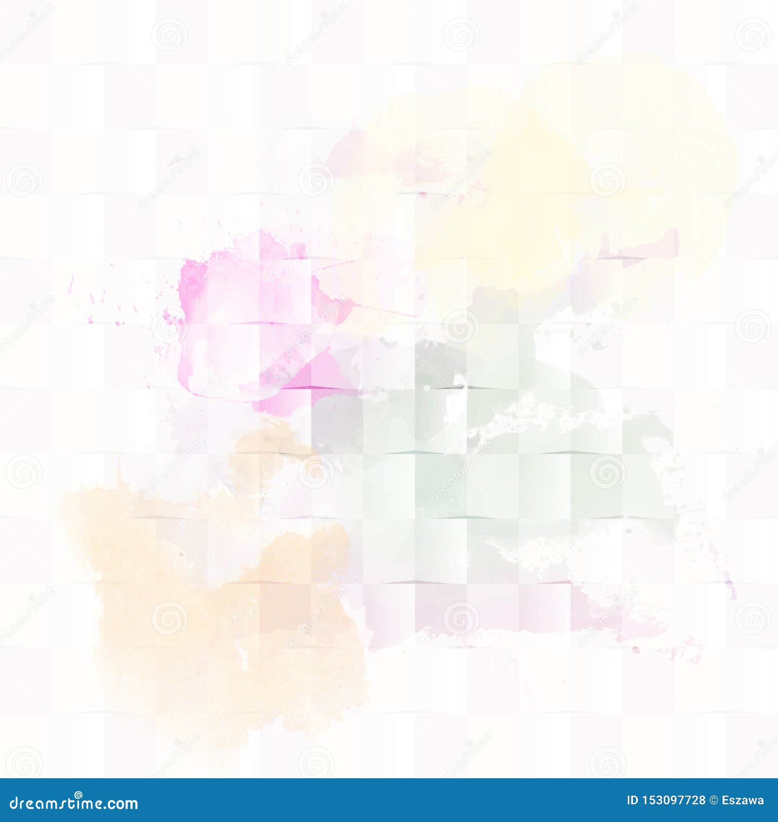 Colorful Digital Paint Splashes. Bitmap Illustration Stock Illustration ...