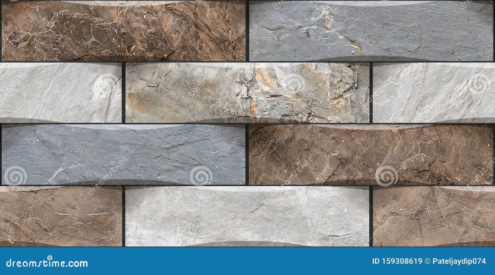 Elevation Design,bricks,ceramic Design Elevation Stock Image - Image of ...