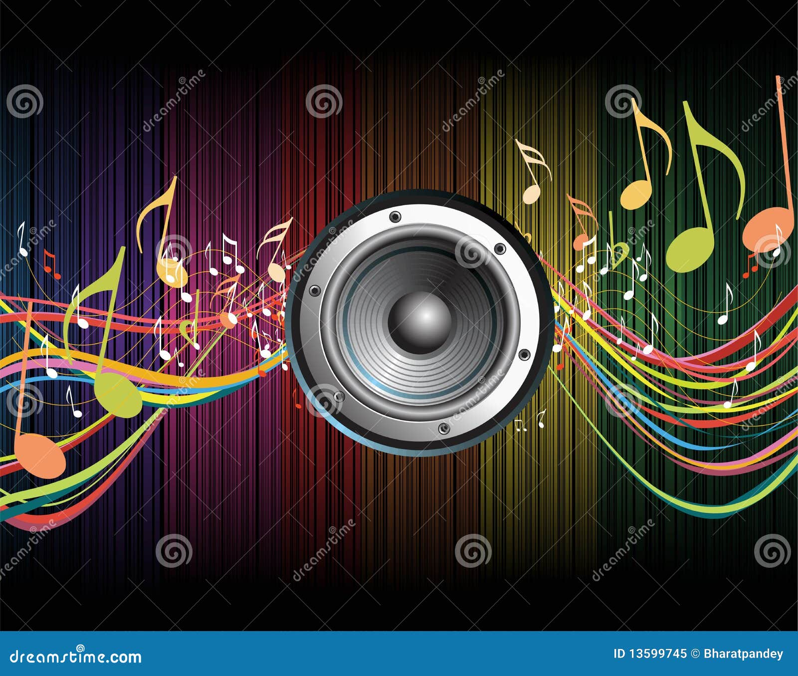 Colorful Digital Sound Wave Stock Vector - Illustration of wave ...