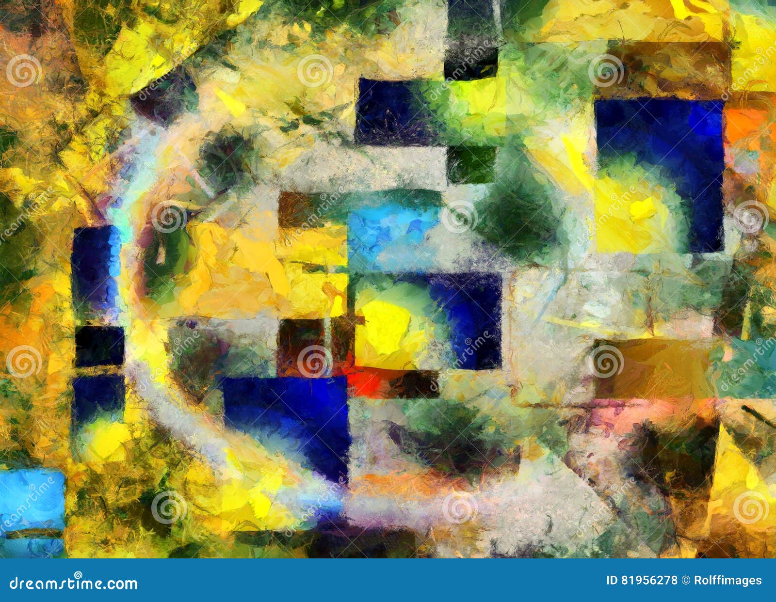 Colorful Dimensional Abstract Stock Illustration - Illustration of ...