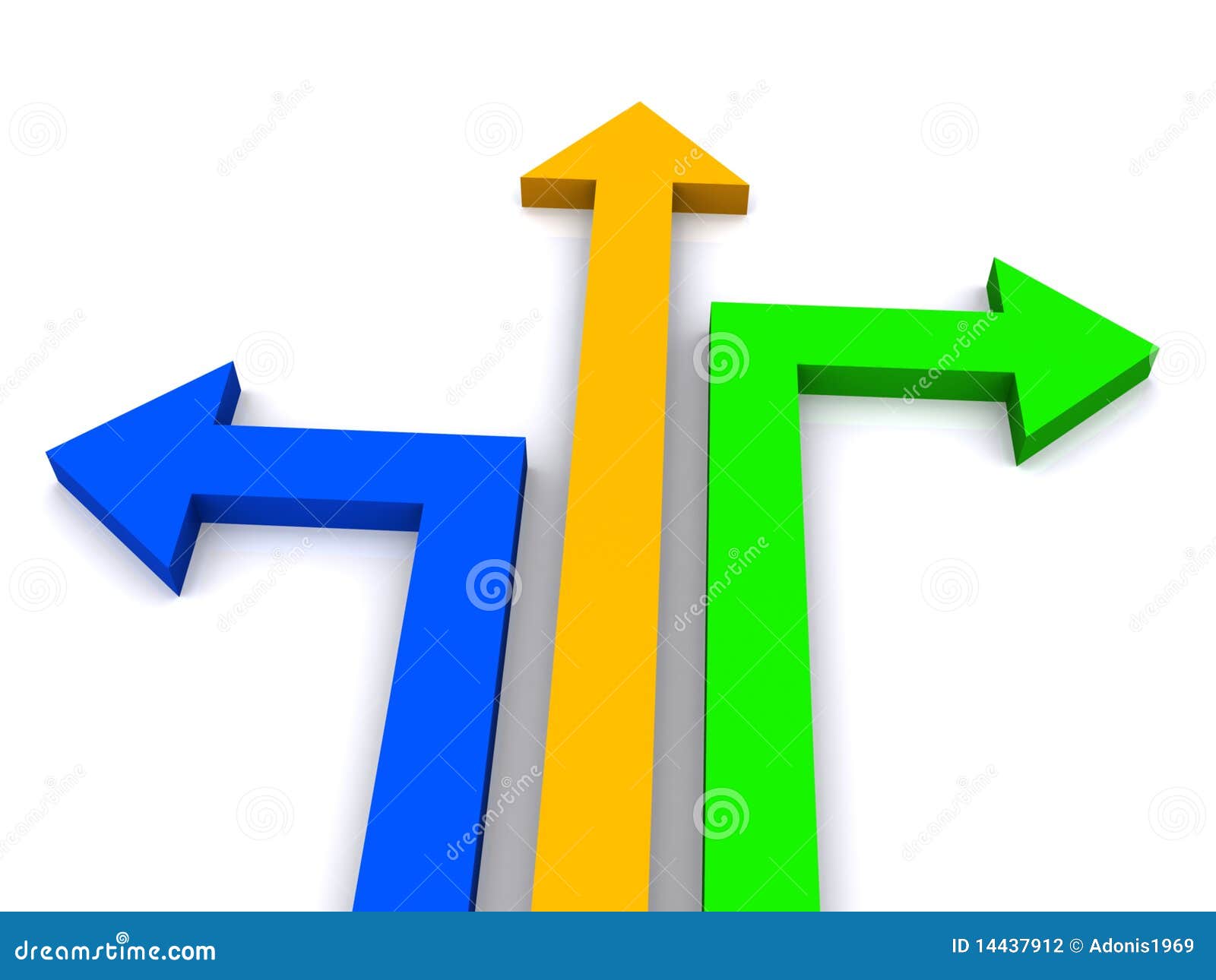 Colorful Directions stock illustration. Illustration of green - 14437912