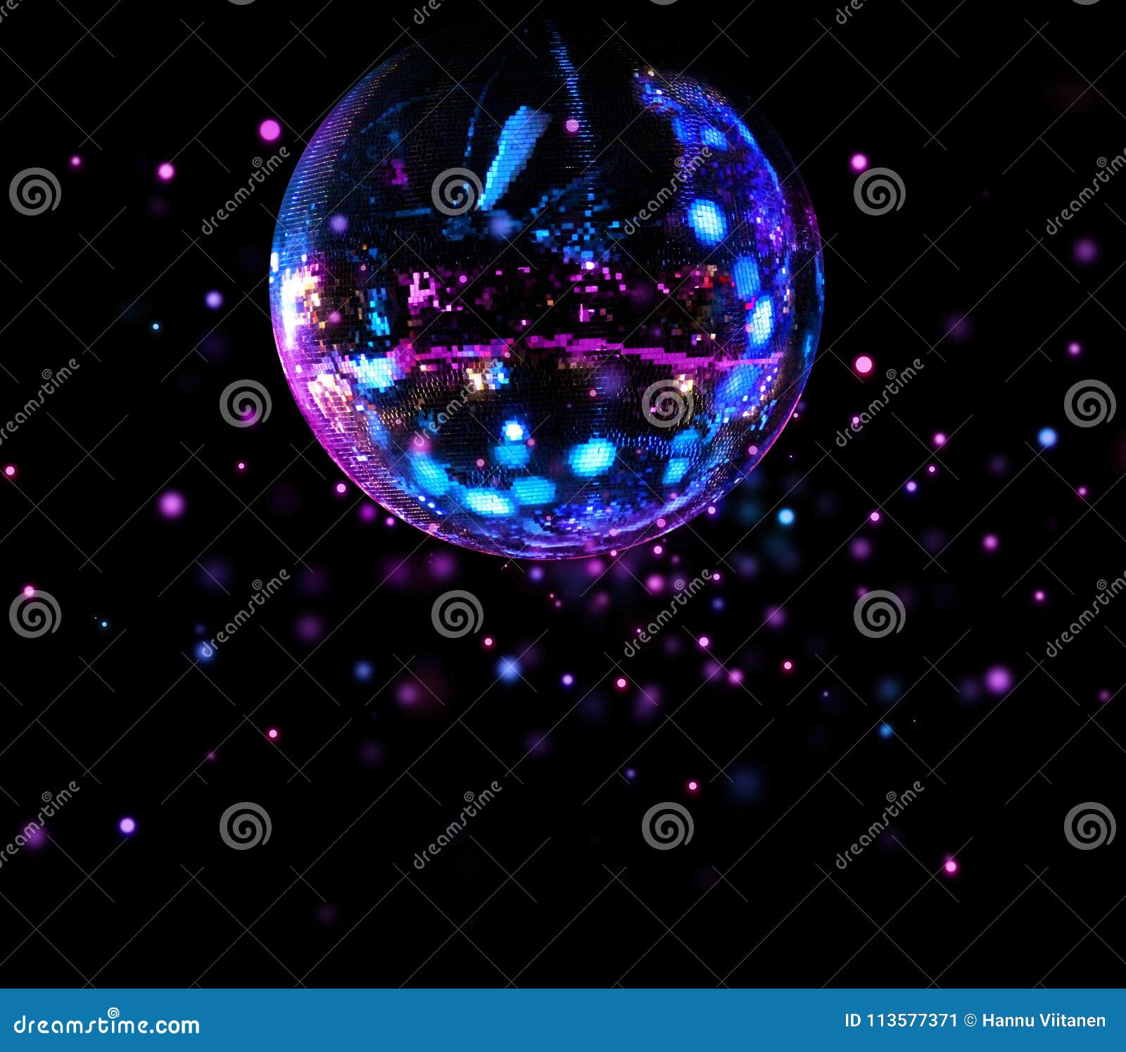 Colorful Disco Mirror Ball Light Spots Royalty-Free Stock Photography ...