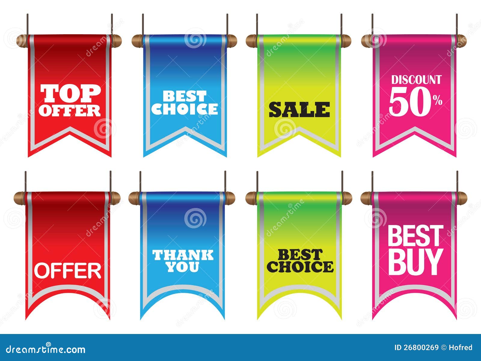 Colorful Discount Sell Labels Stock Vector - Illustration of sale ...