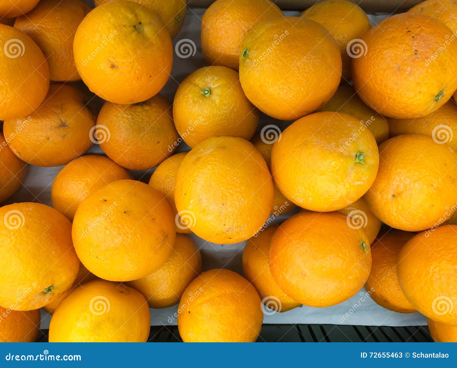 Colorful Display of Oranges in Fruit Market Stock Image - Image of ...