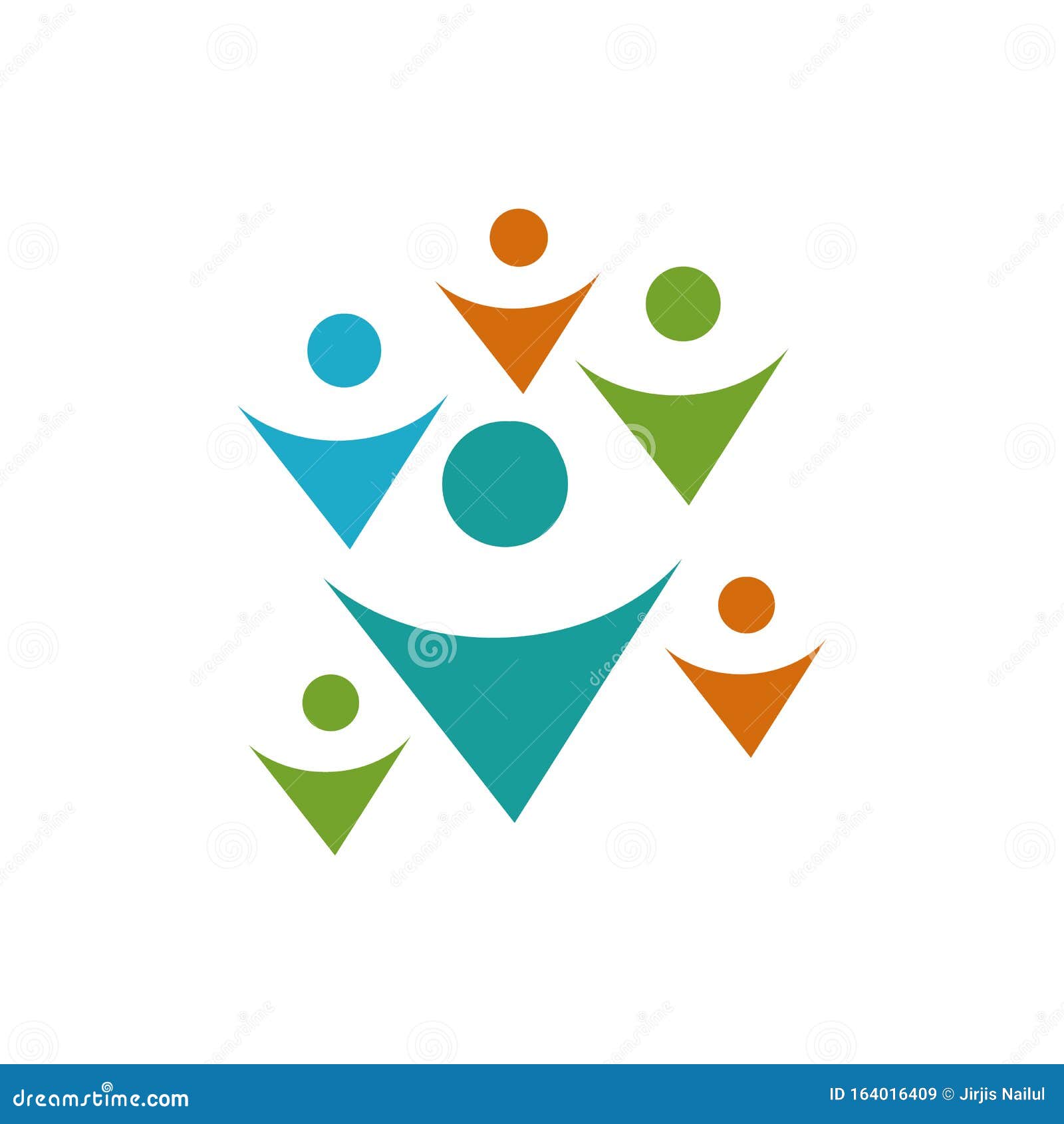 Diversity In Unity Society Living Coexist Different Racial Color ...