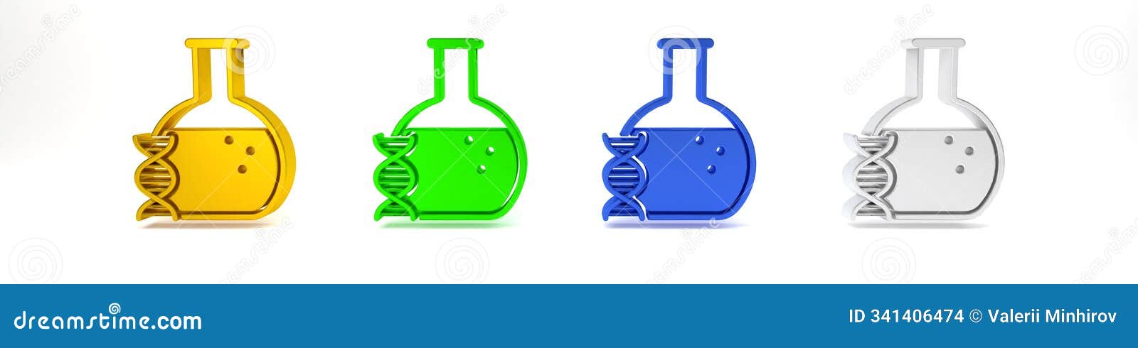 Colorful Research Chemical Molecul Connectivity Logo Cartoon Vector ...
