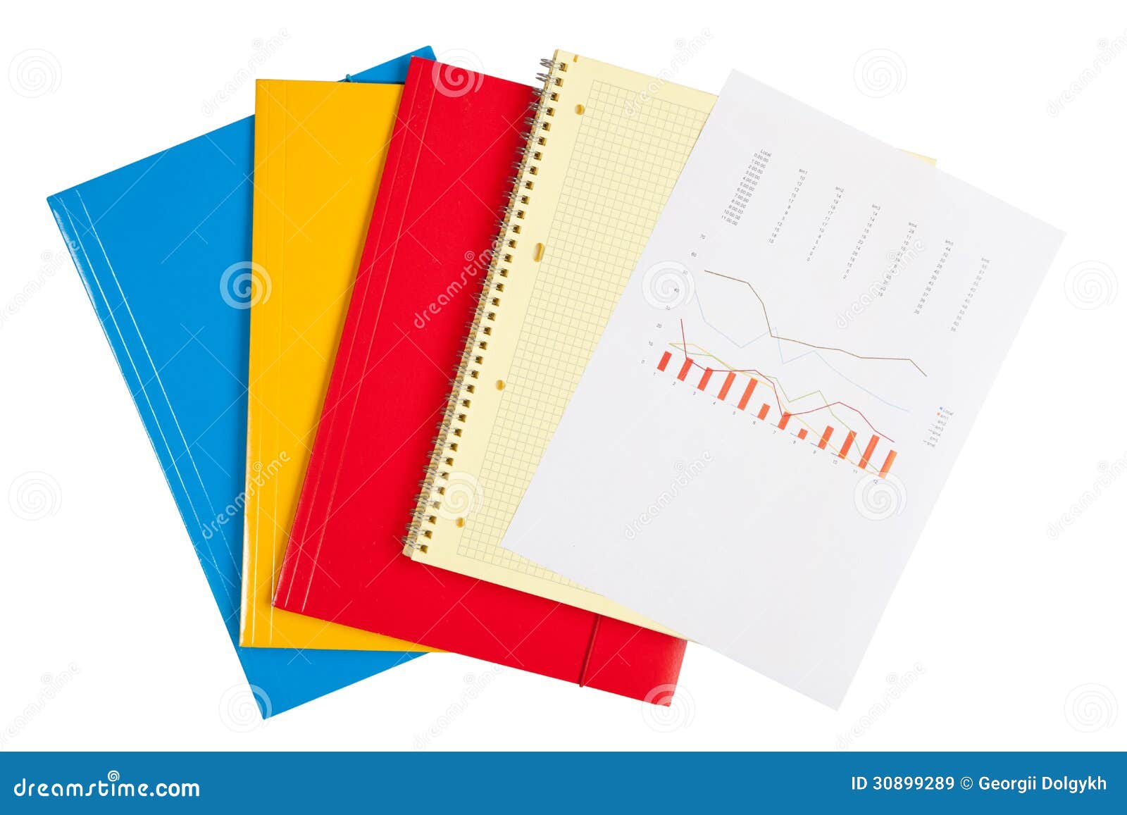 Colorful document folders stock image. Image of stacked - 30899289