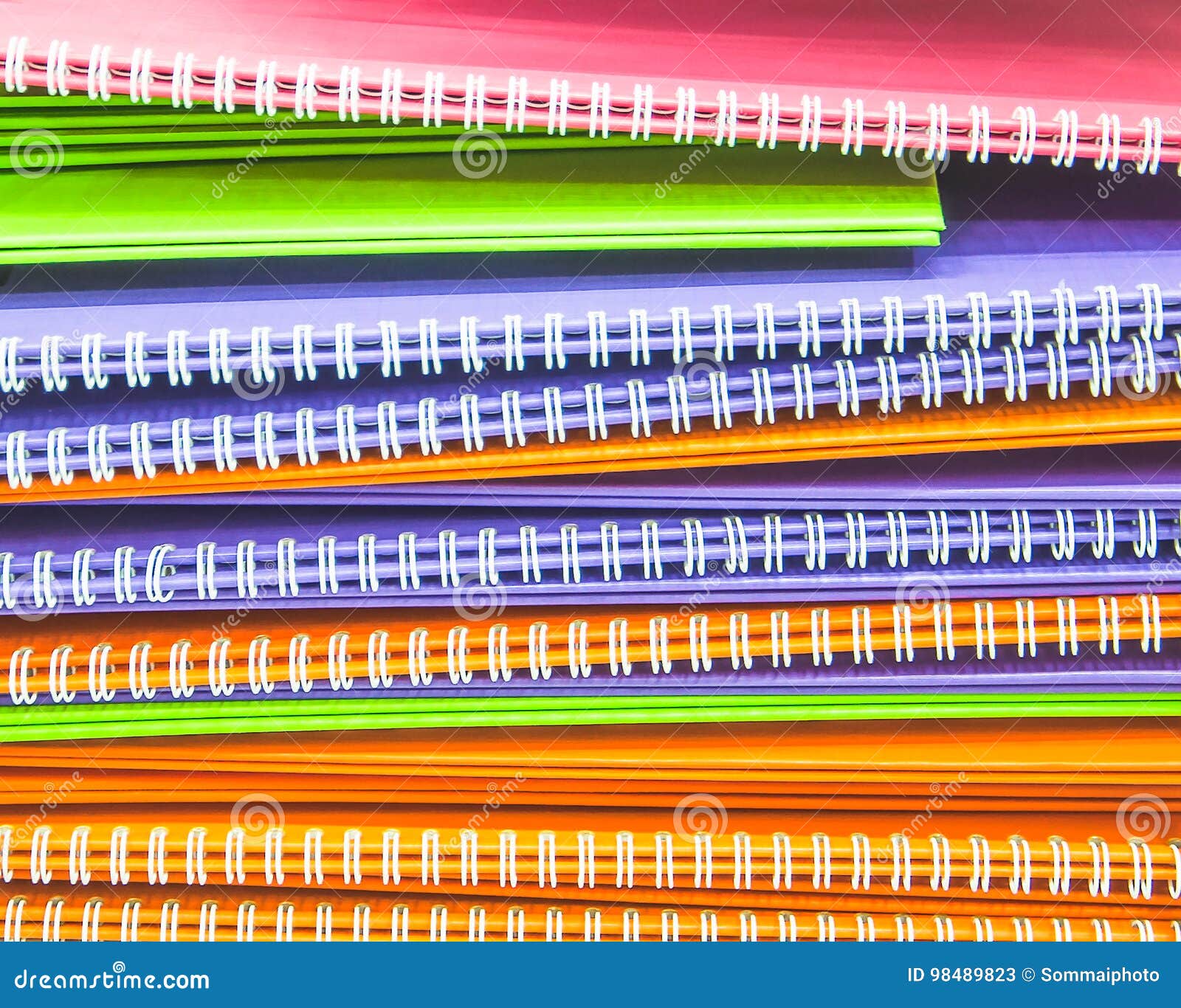 Colorful Documents File for Office Stock Image - Image of accessories ...