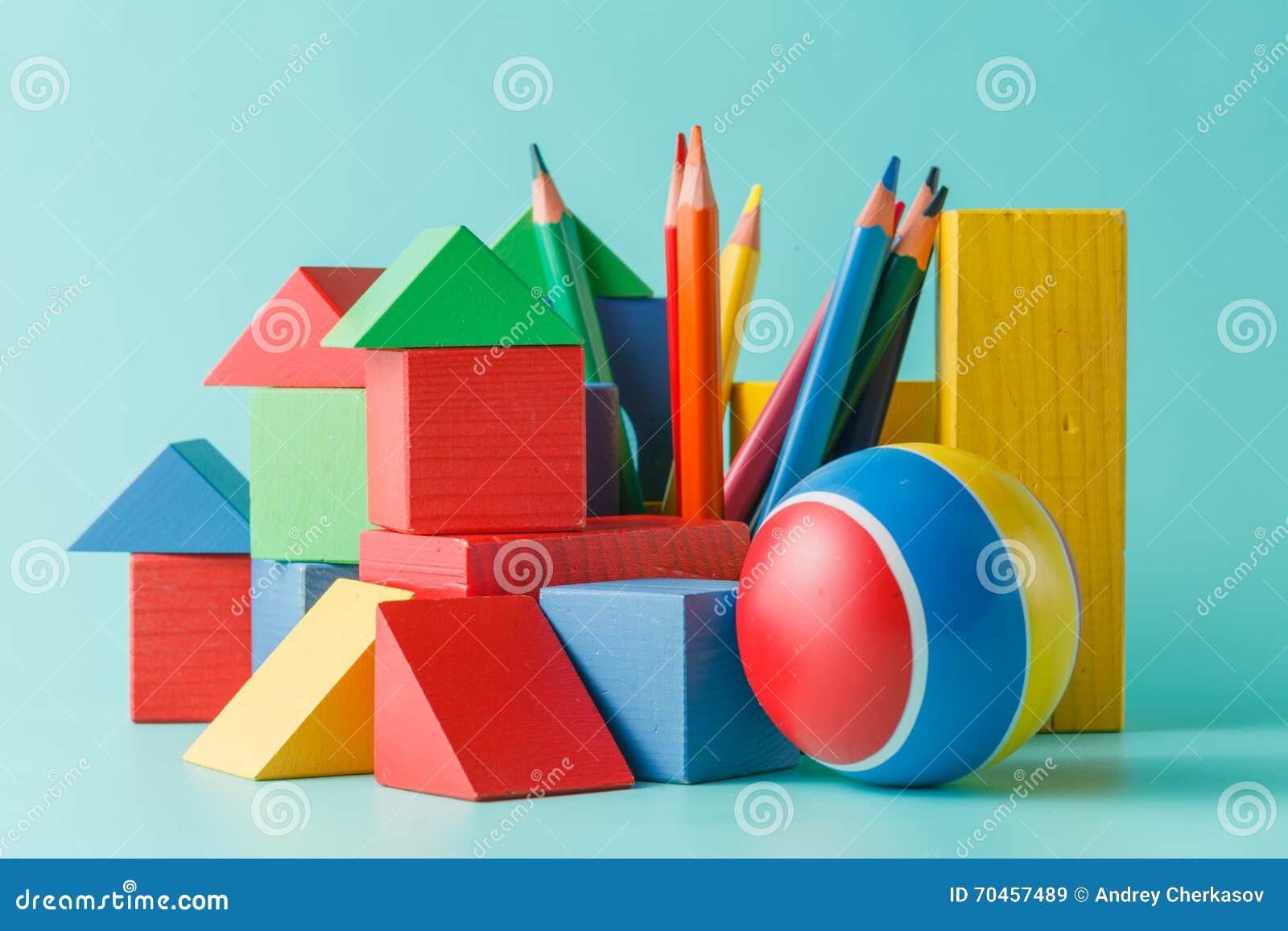 Colorful Doll and Toys Collection Stock Image - Image of elephant ...