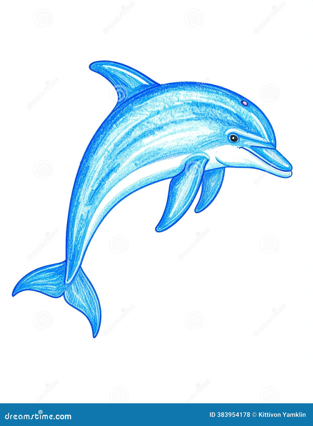 Colorful Of Dolphin Zentangle Arts, Isolated On Black Background ...