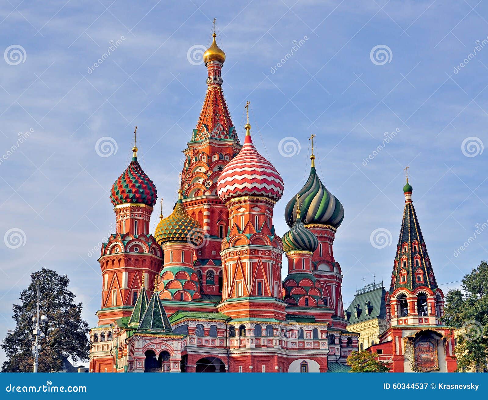 Colorful Domes of Moscow Churches Stock Image - Image of russia ...
