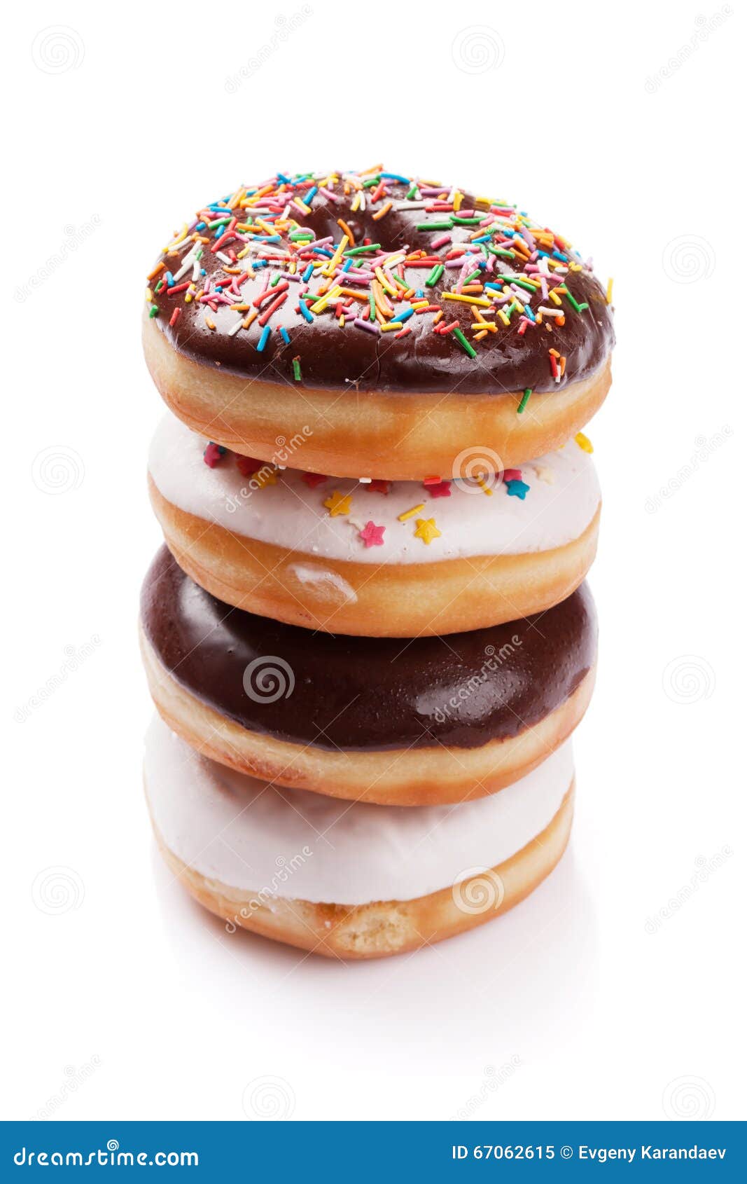 Colorful donuts stock image. Image of tasty, snack, donut - 67062615
