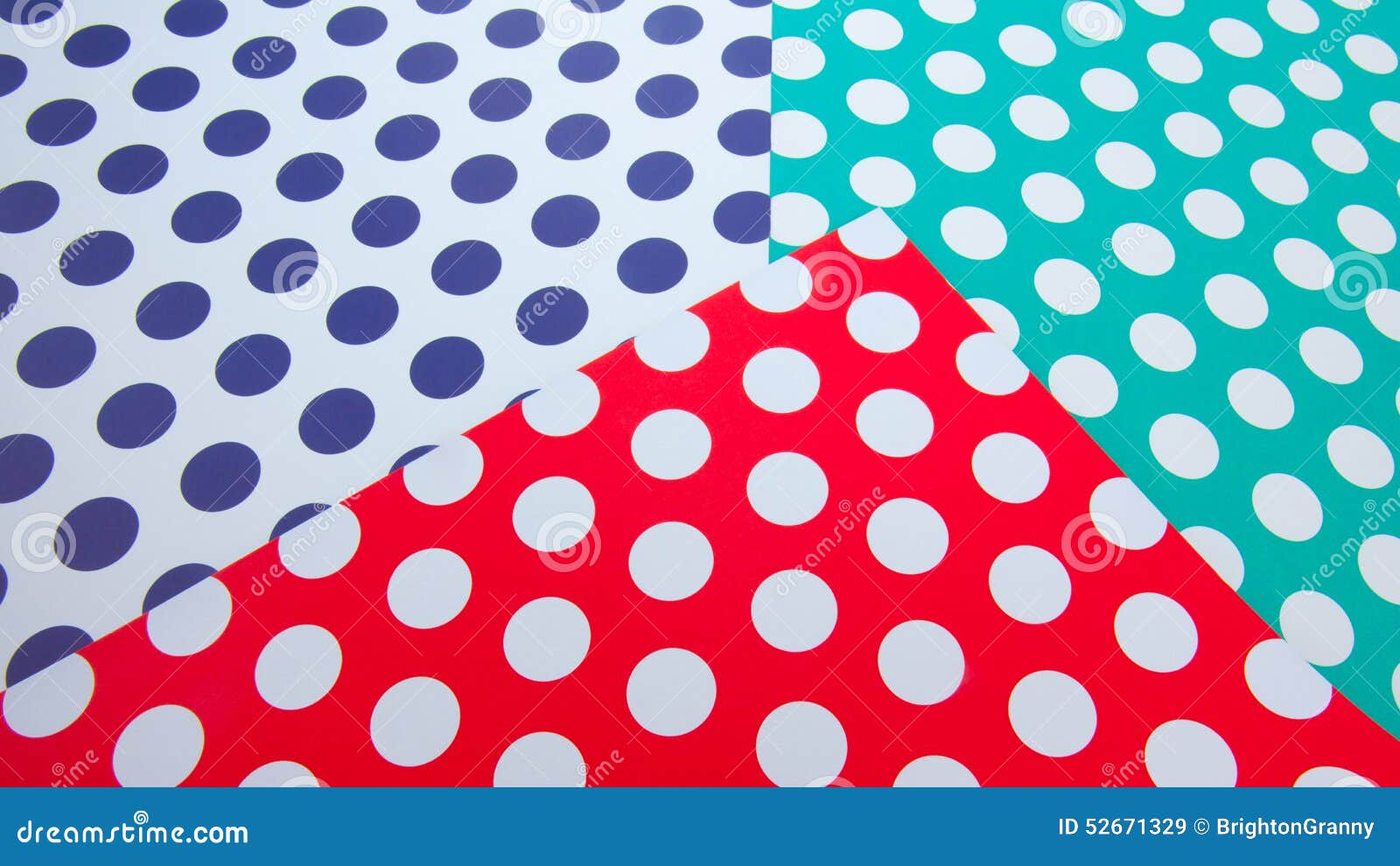 Colorful dot craft paper stock image. Image of polka - 52671329