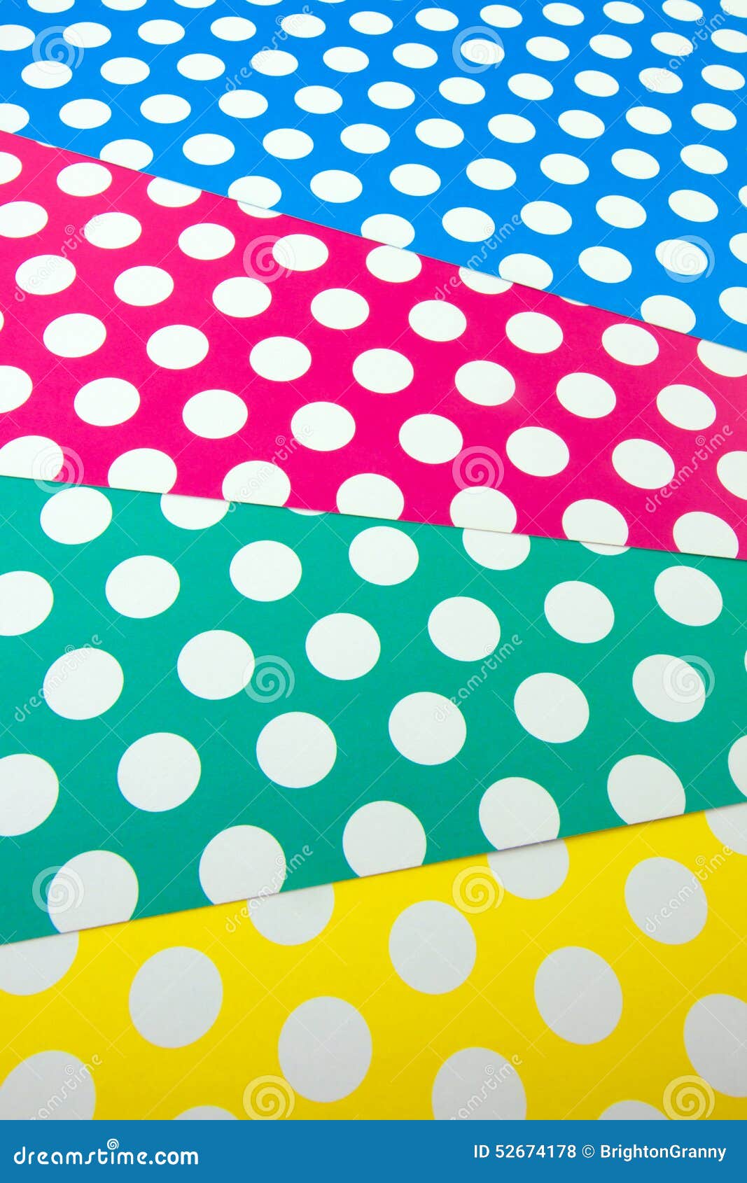 Colorful dot craft paper stock photo. Image of backdrop - 52674178