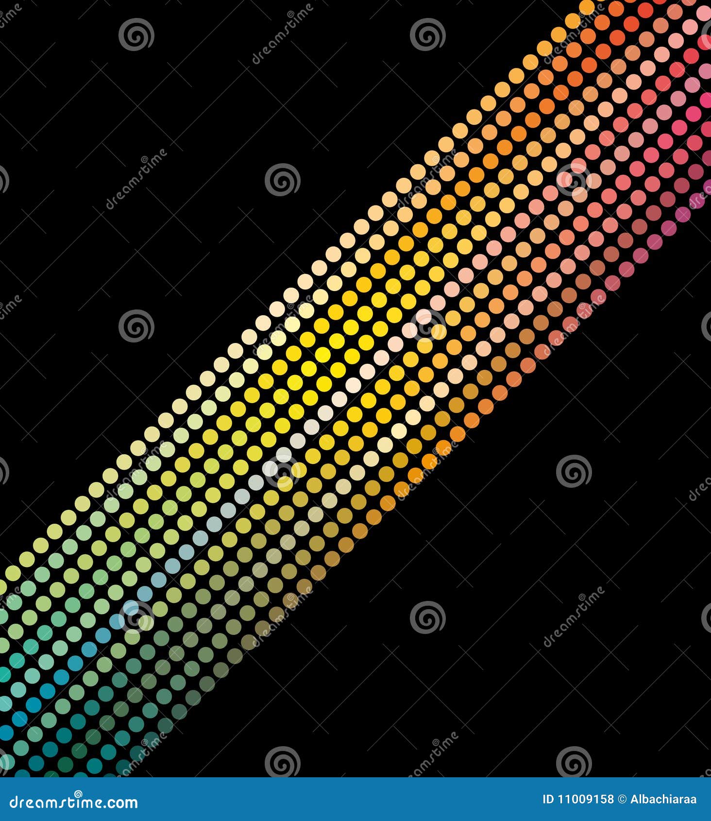 Colorful Dots Background On Dark Font Vector Illustration ...