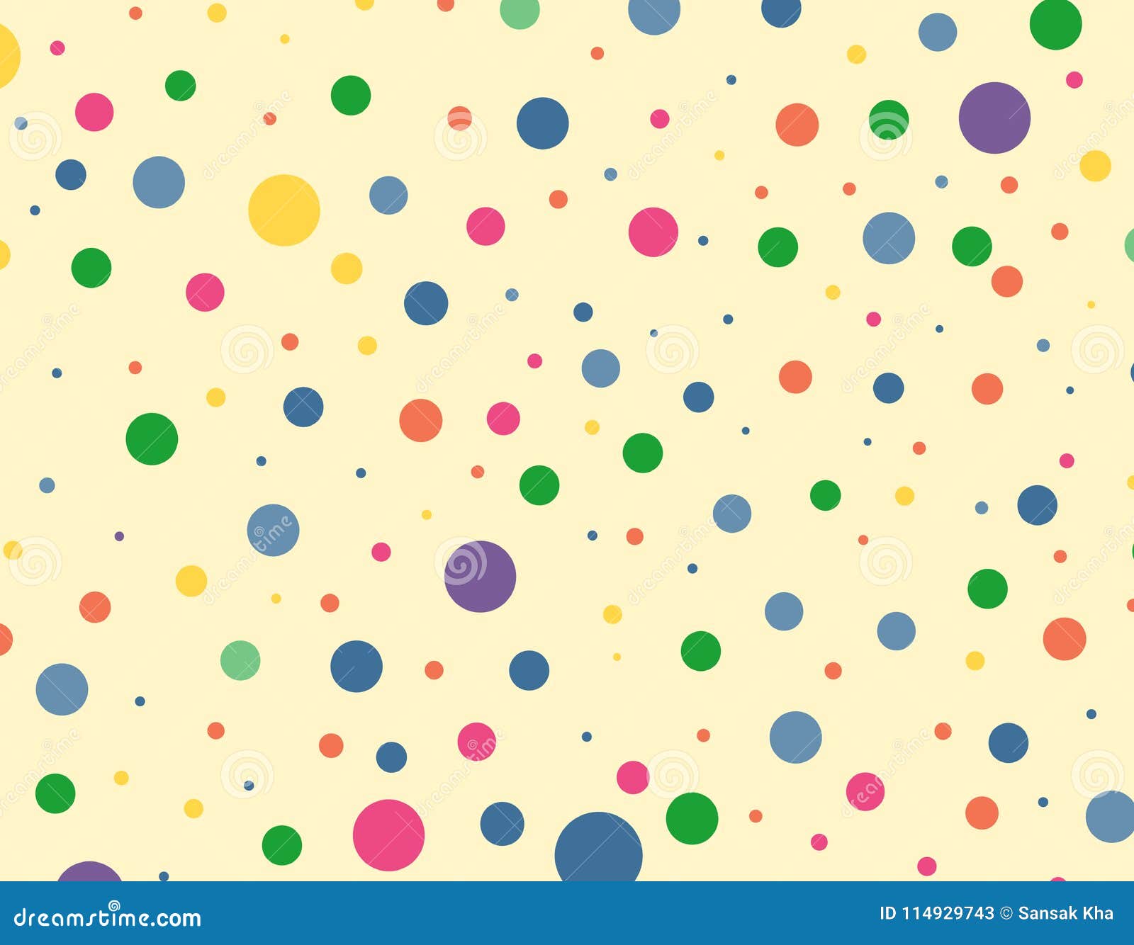 Colorful Dots Background Texture Pattern Stock Illustration ...