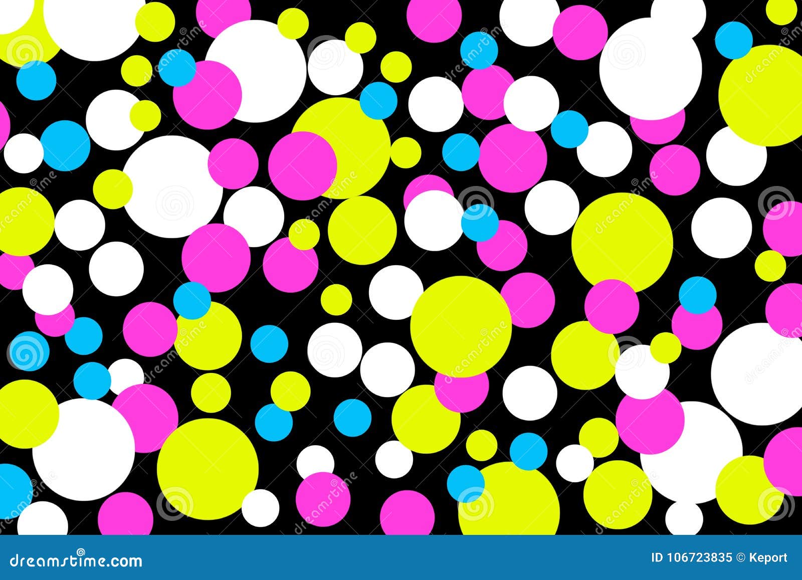 Colorful dots background stock illustration. Illustration of spot ...