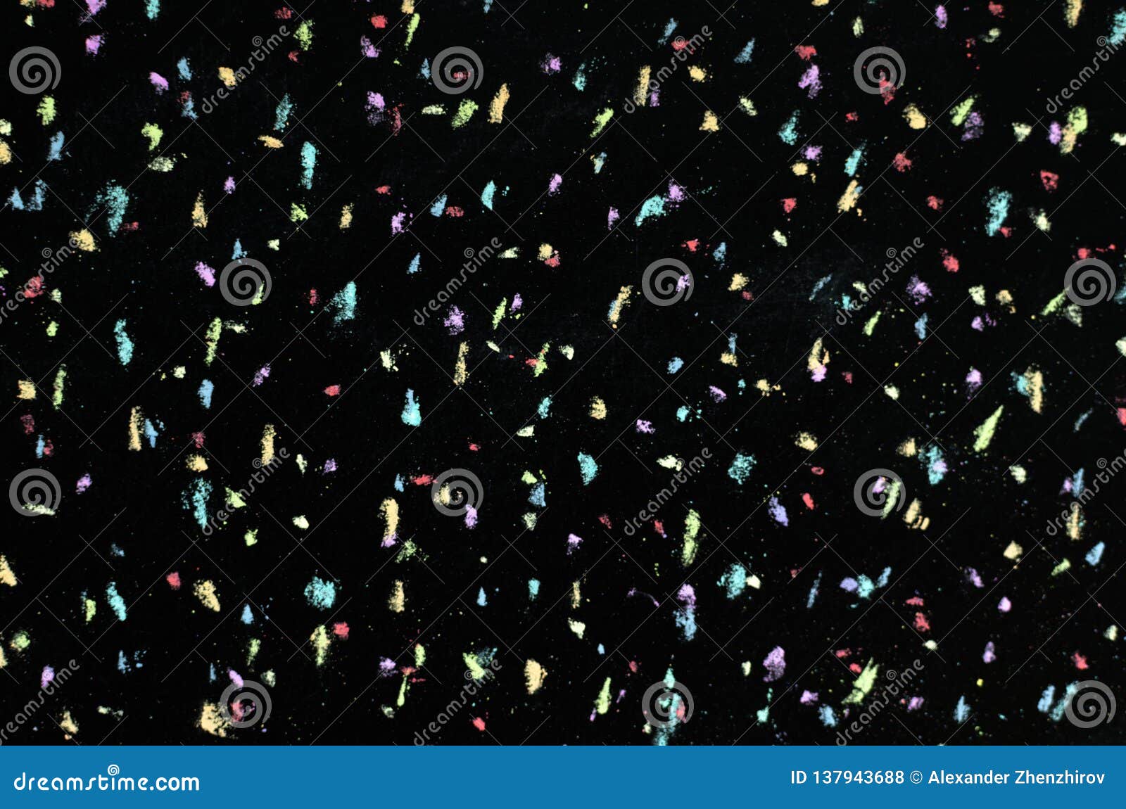 Colorful Dots on Chalkboard Stock Photo - Image of design, abstract ...