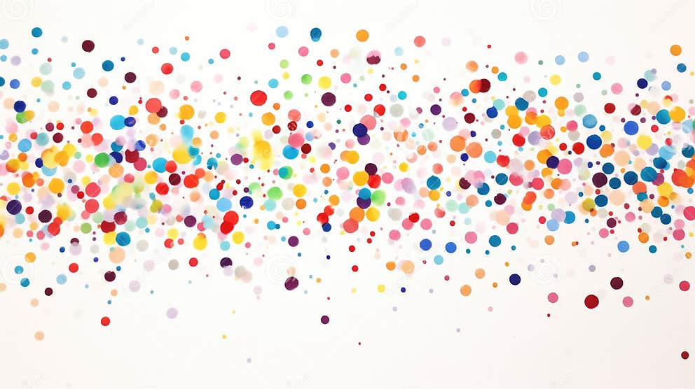 Colorful Dots Floating in the Air, Suitable for Various Design Projects ...