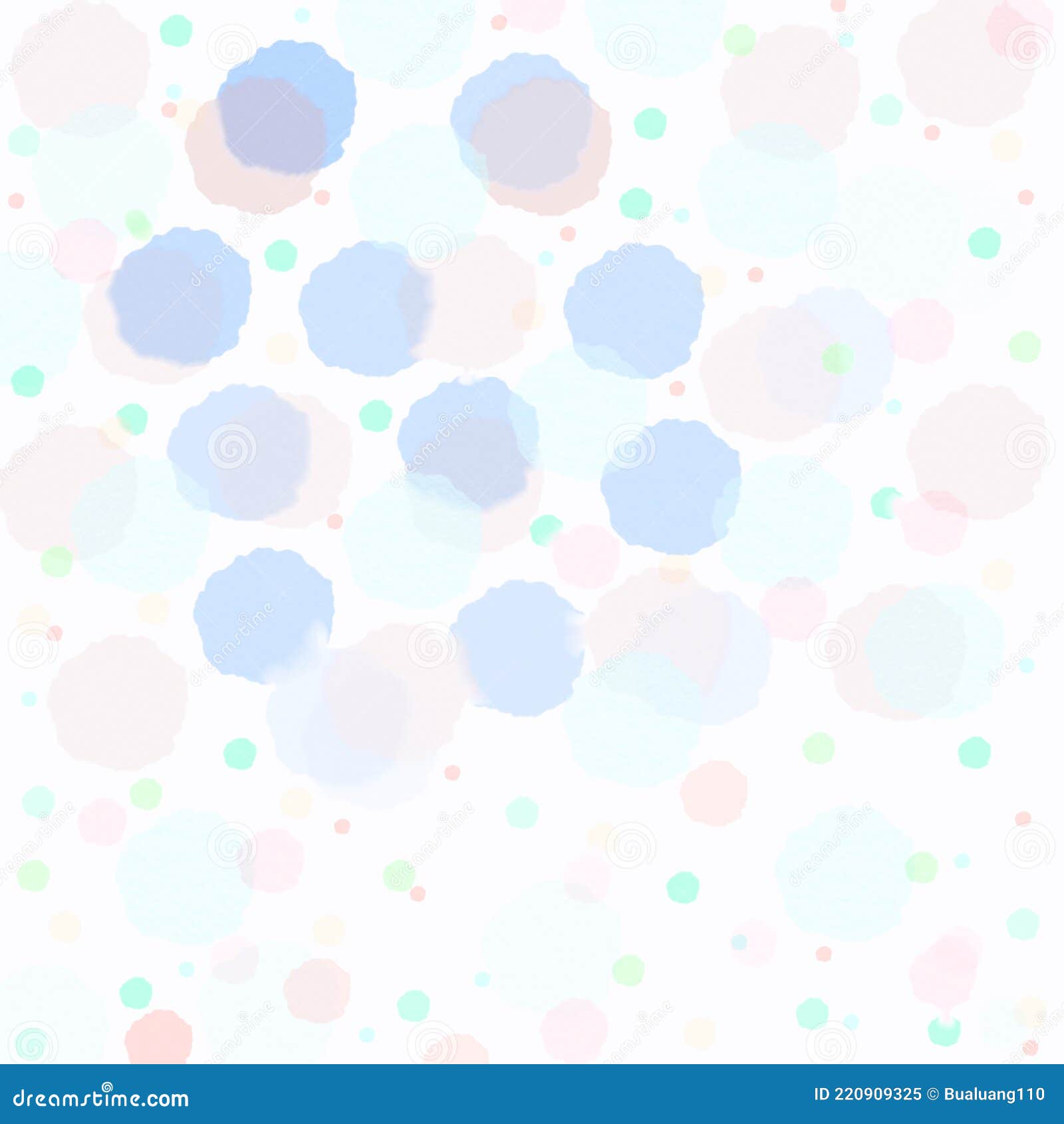 Colorful Dots on a Pastel Background. Stock Illustration - Illustration ...