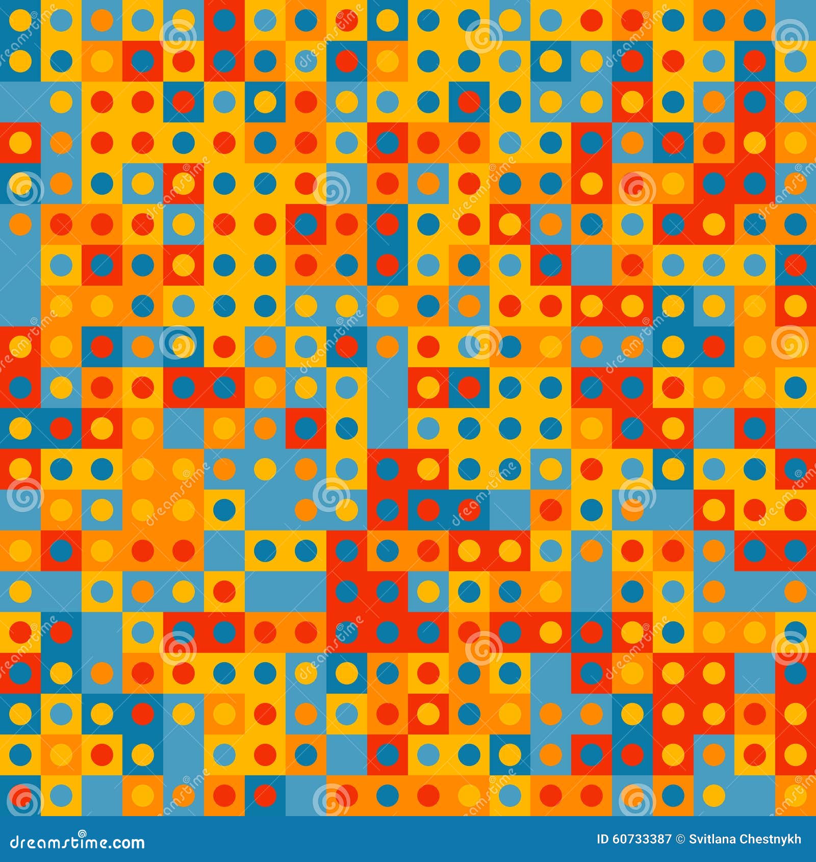 Colorful dots pattern stock vector. Illustration of repeat - 60733387