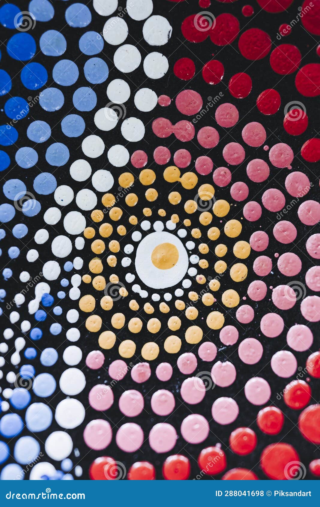 Colorful Paint Dots Design Pattern Background Stock Photo - Image of ...