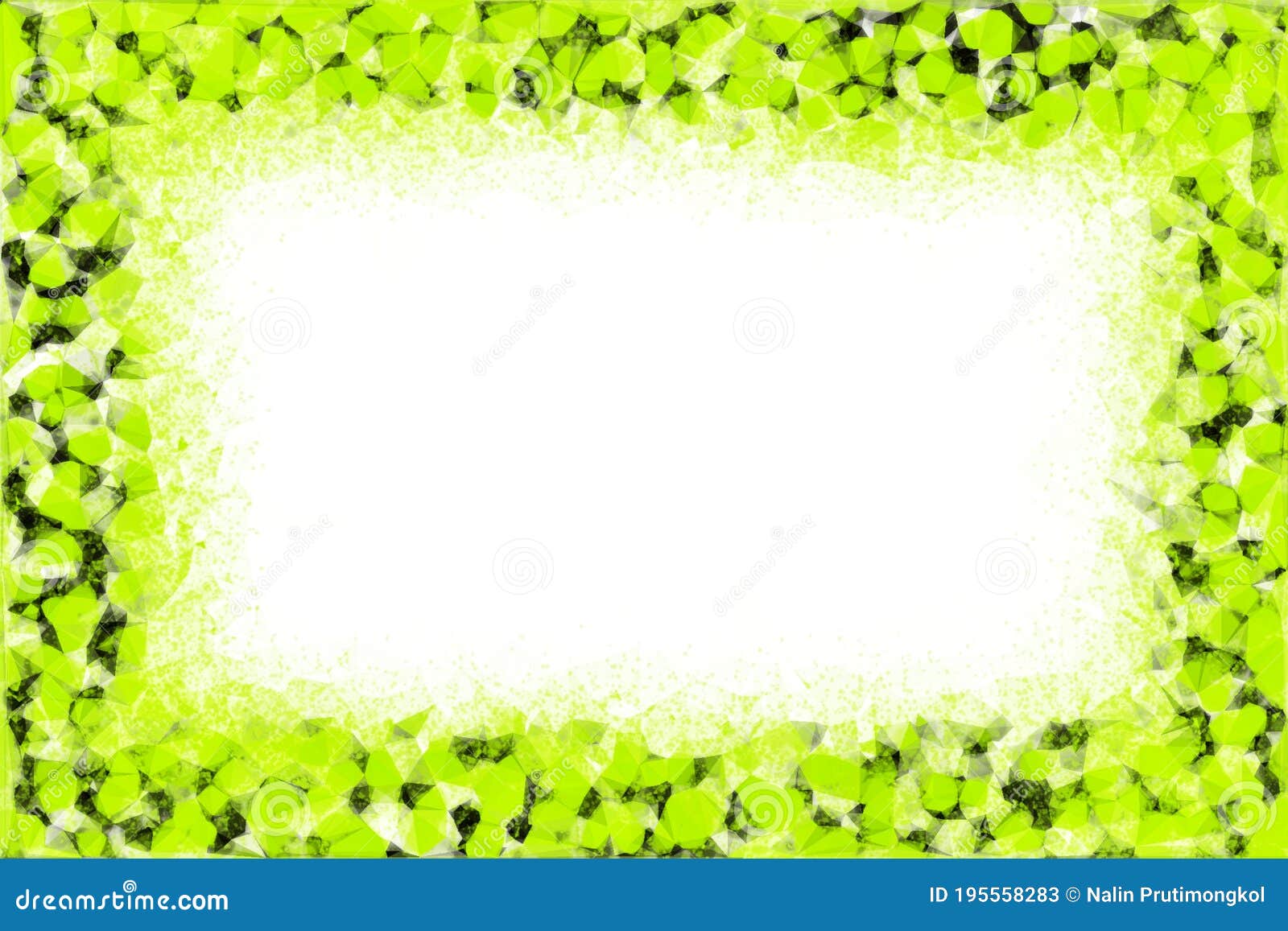 Colorful Dots of Picture Frame with Copy Space. Stock Illustration ...