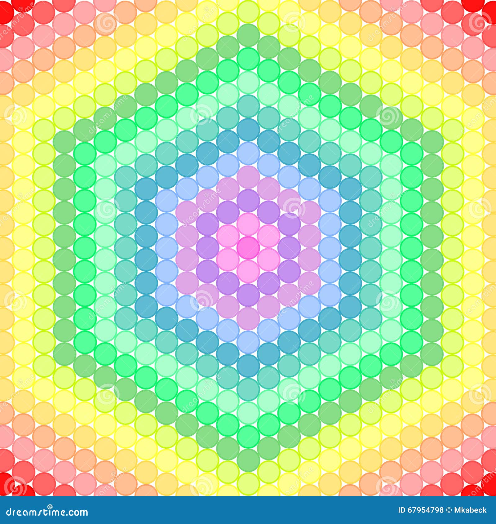 Colorful Dots Placed Together To Form a Hexagon Stock Vector ...