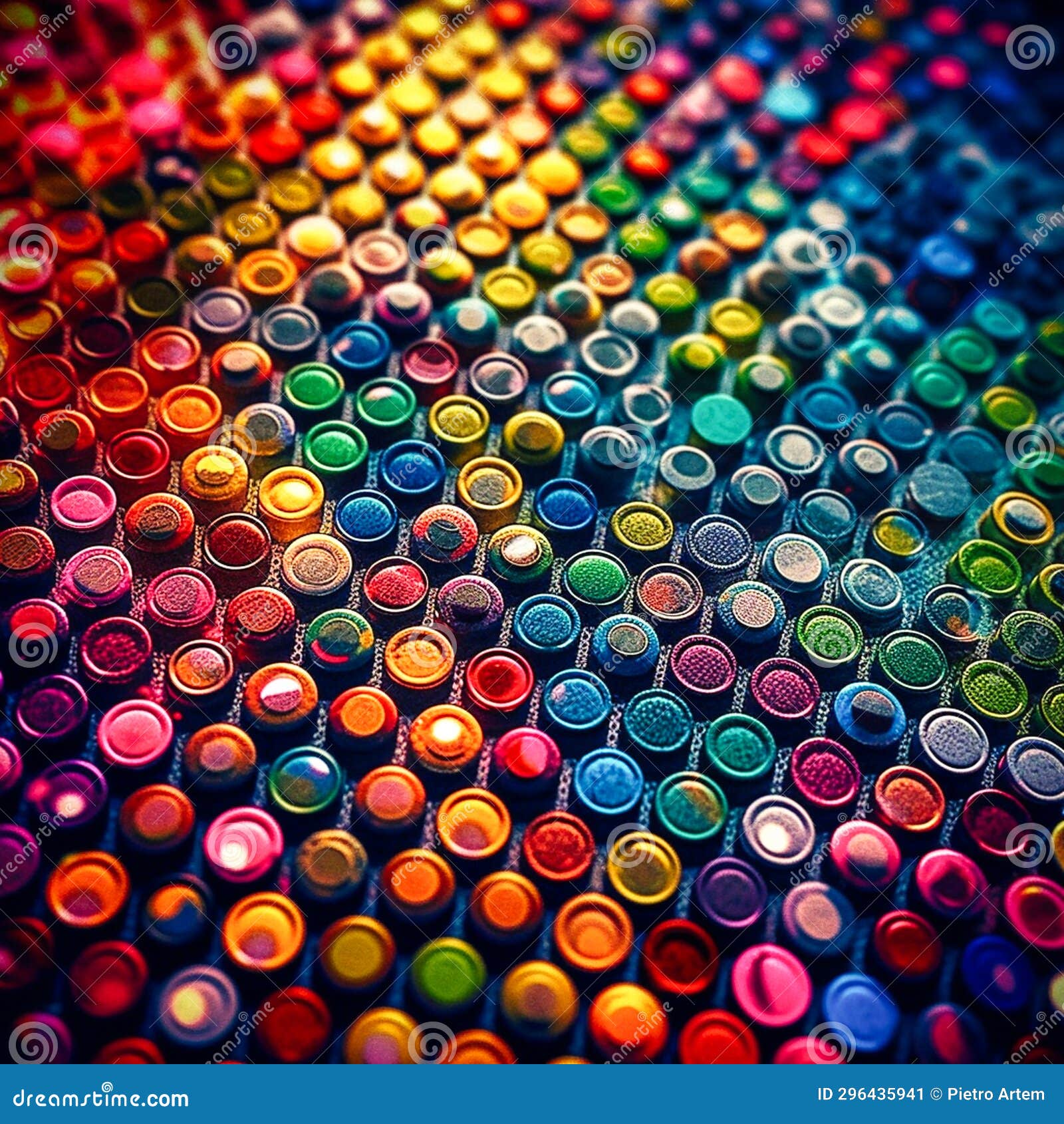 Colorful Dots Texture Top View Stock Image - Image of design, graphic ...