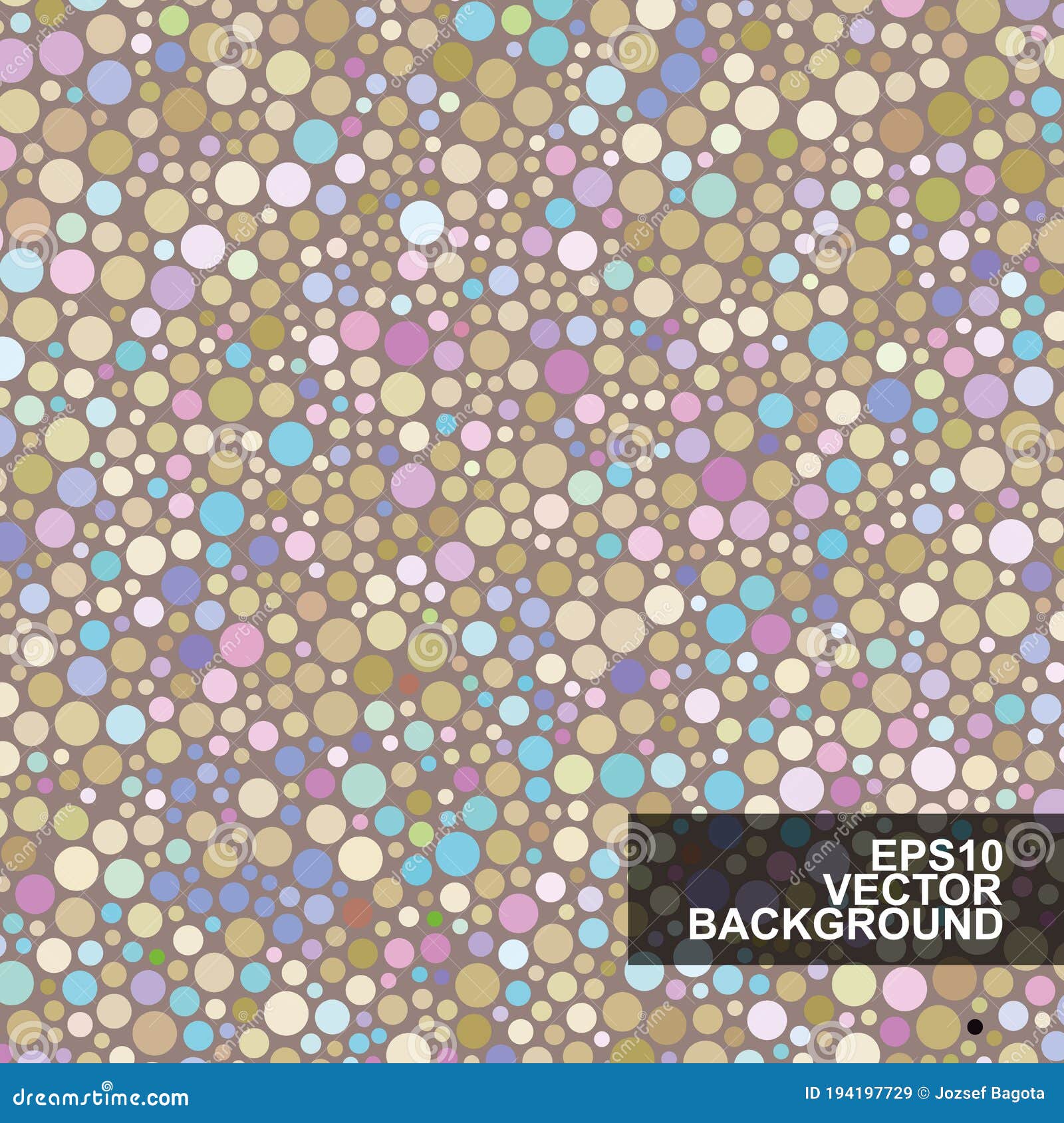 Colorful Dotted Abstract Background Stock Vector - Illustration of ...