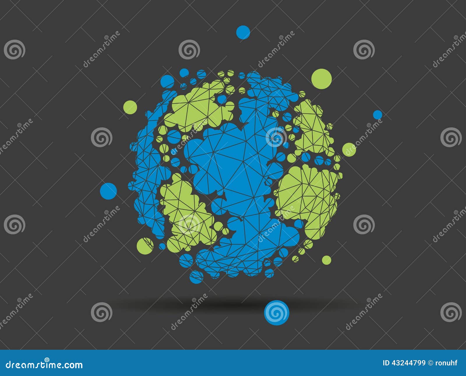 Colorful Dotted Geometric Earth Globe Sphere Business Graphic Isolated ... Colorful Dotted Geometric Earth Globe Sphere Business Graphic Isolated ...