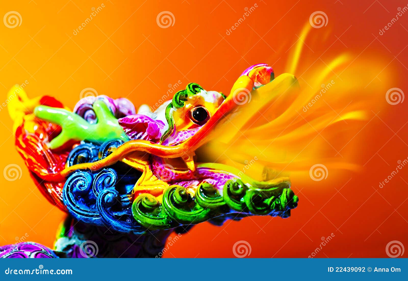 Colorful dragon stock photo. Image of fire, decorative - 22439092