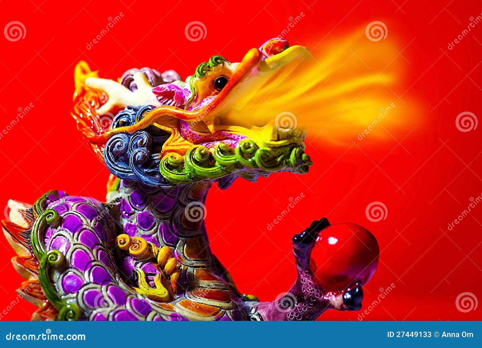 Colorful dragon stock image. Image of horoscope, head - 27449133