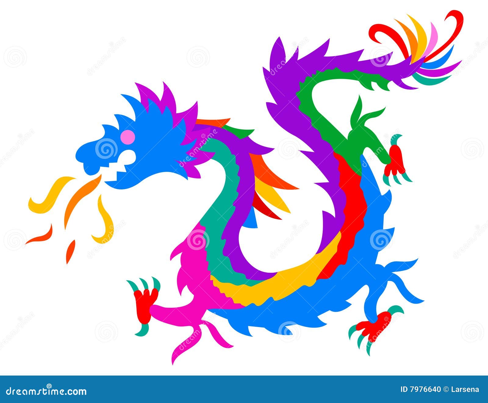 Colorful Dragon Stock Photo - Image: 7976640