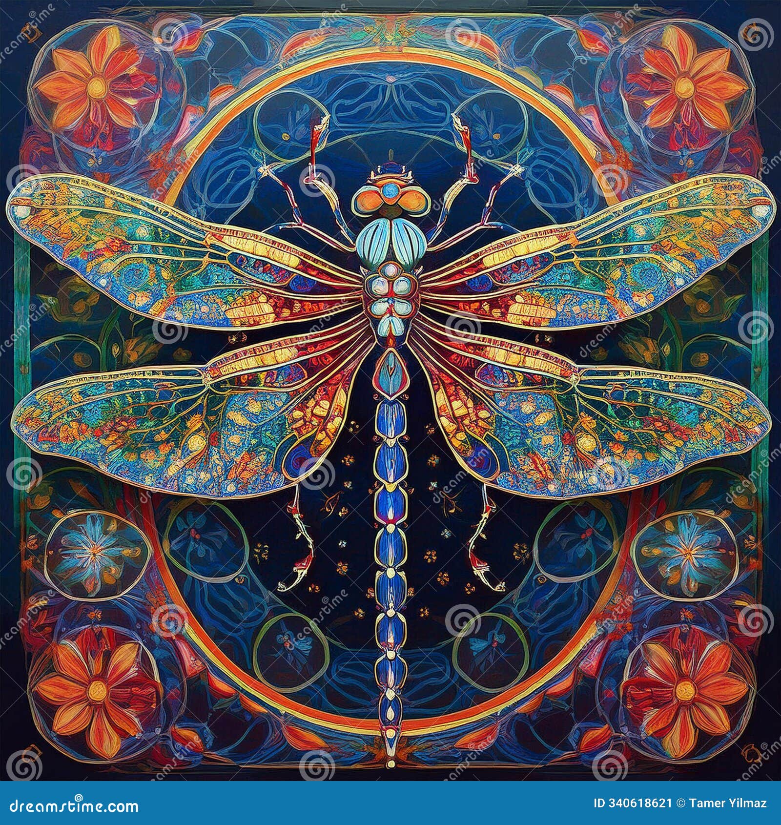 The Dragonfly Is Drawn With A Black Outline. Coloring Book, Doodle Icon ...