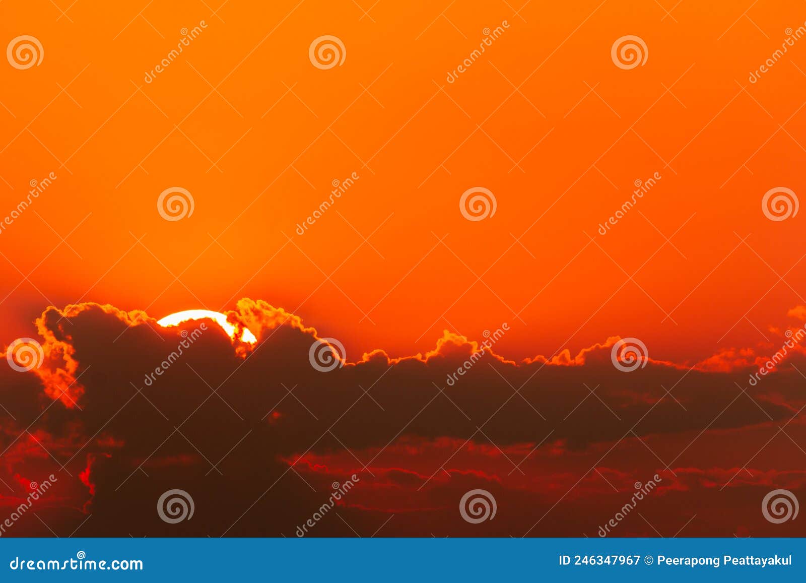 Colorful Dramatic Sky with Cloud at Sunset.beautiful Sky with Clouds ...