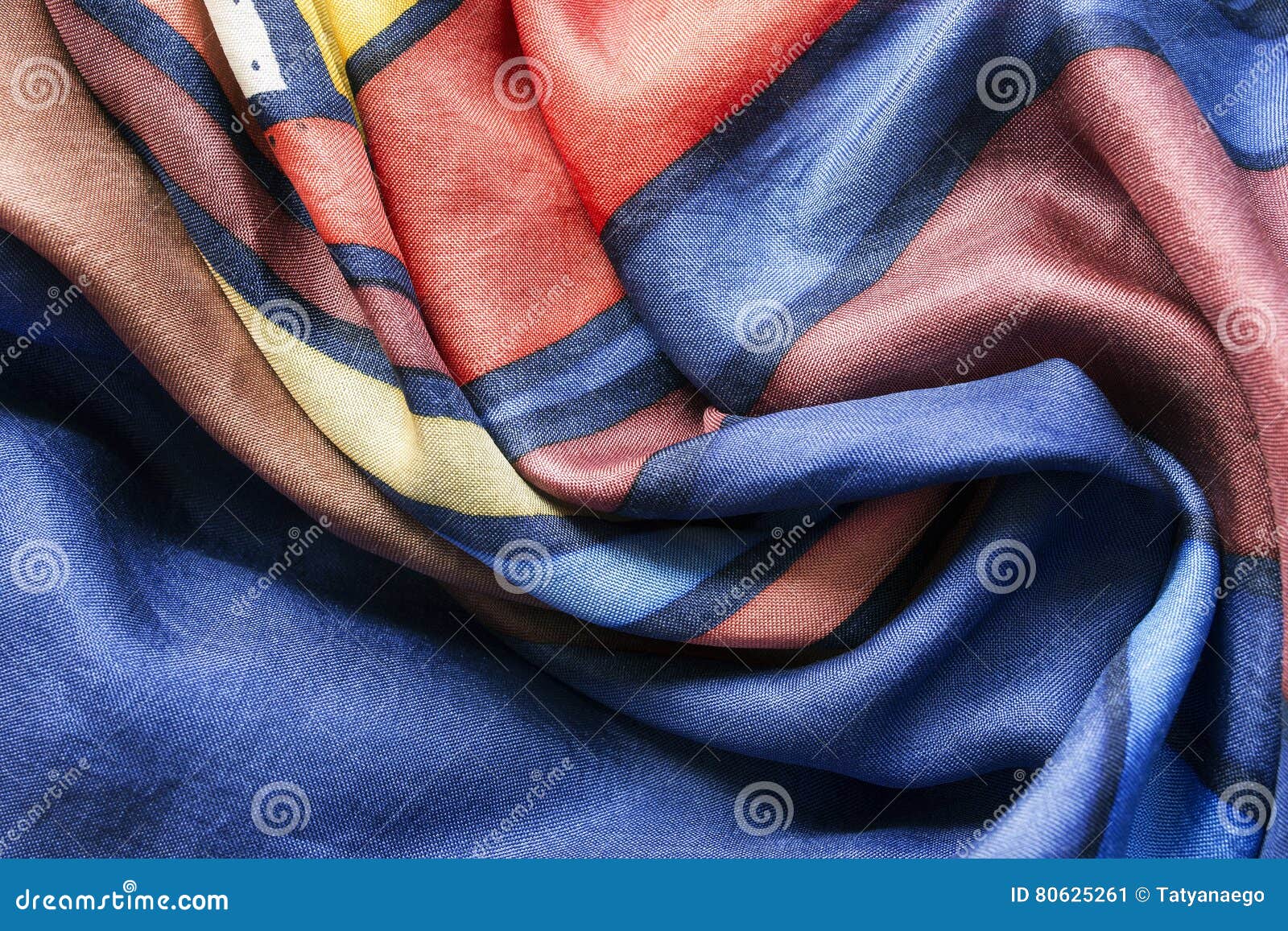 Colorful draped silk stock image. Image of abstract, fiber - 80625261