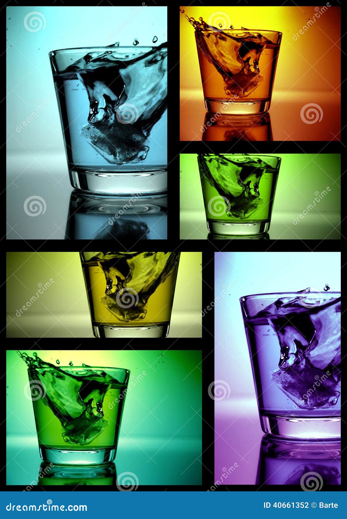Colorful Drinks stock photo. Image of collection, whiskey - 40661352