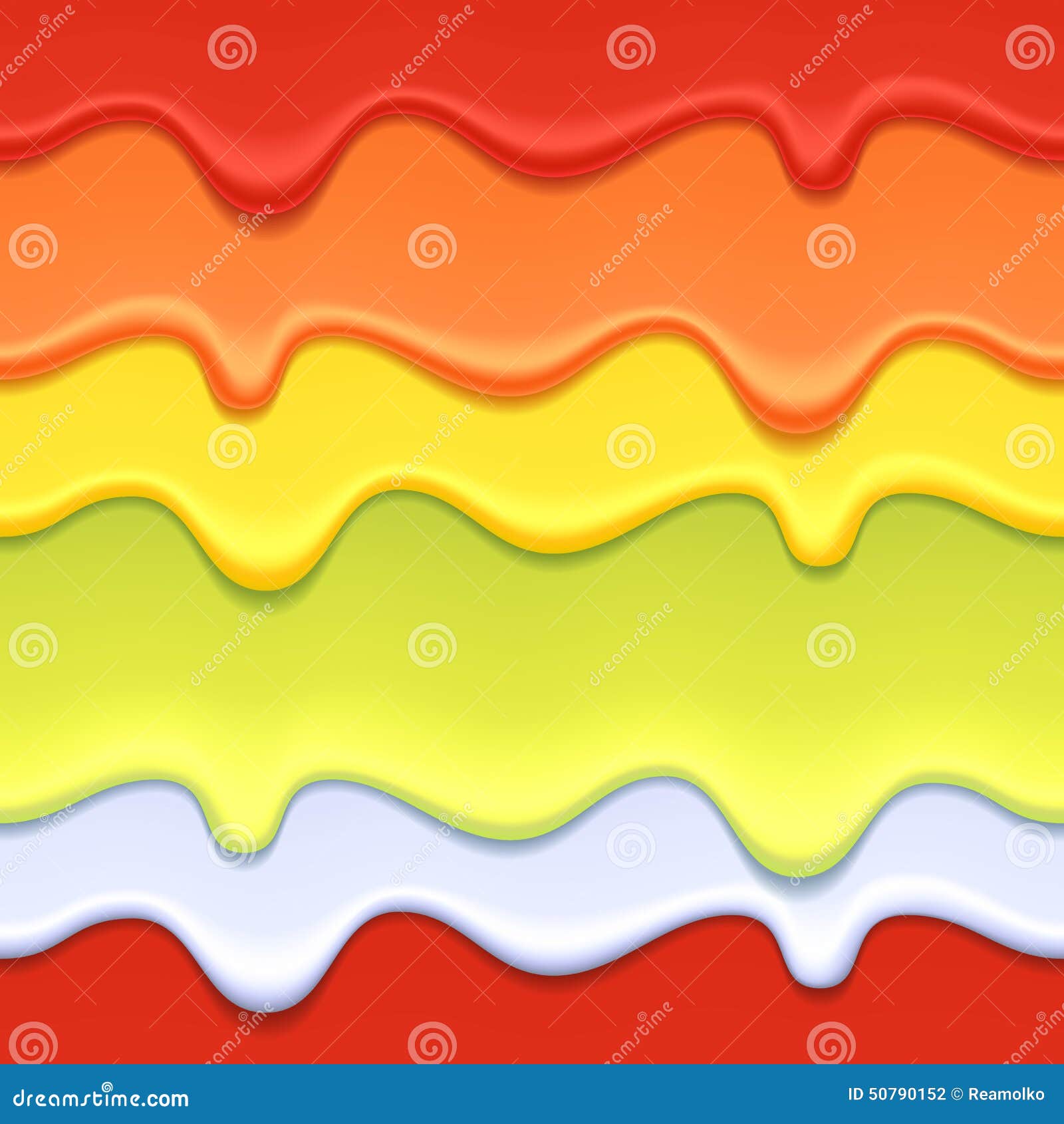 Colorful Drips Abstract Background. Stock Vector - Illustration of ...