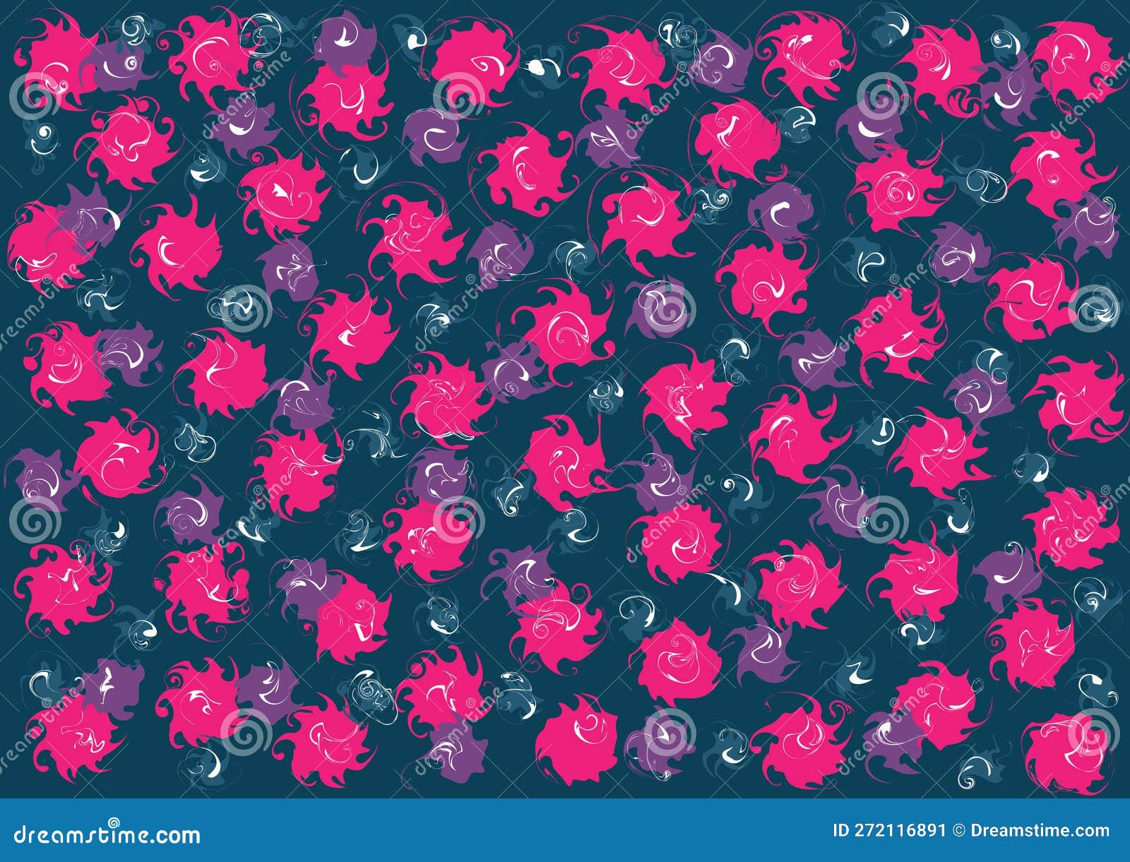 Colorful Drops and Splashes. Liquid Pattern. Distorted. Painting. Water ...