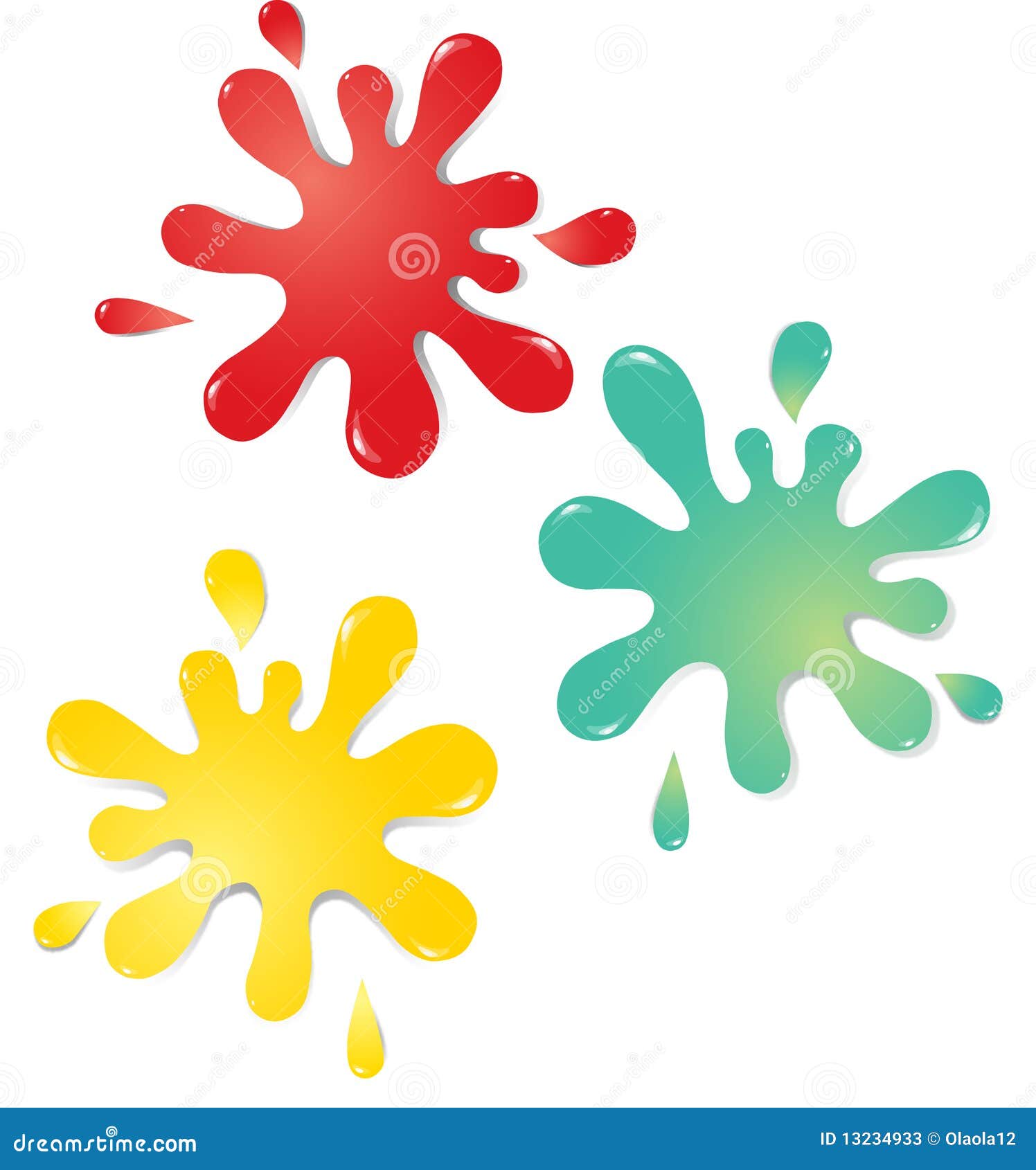 Colorful Drops. Vector Illustration. Stock Vector - Illustration of ...