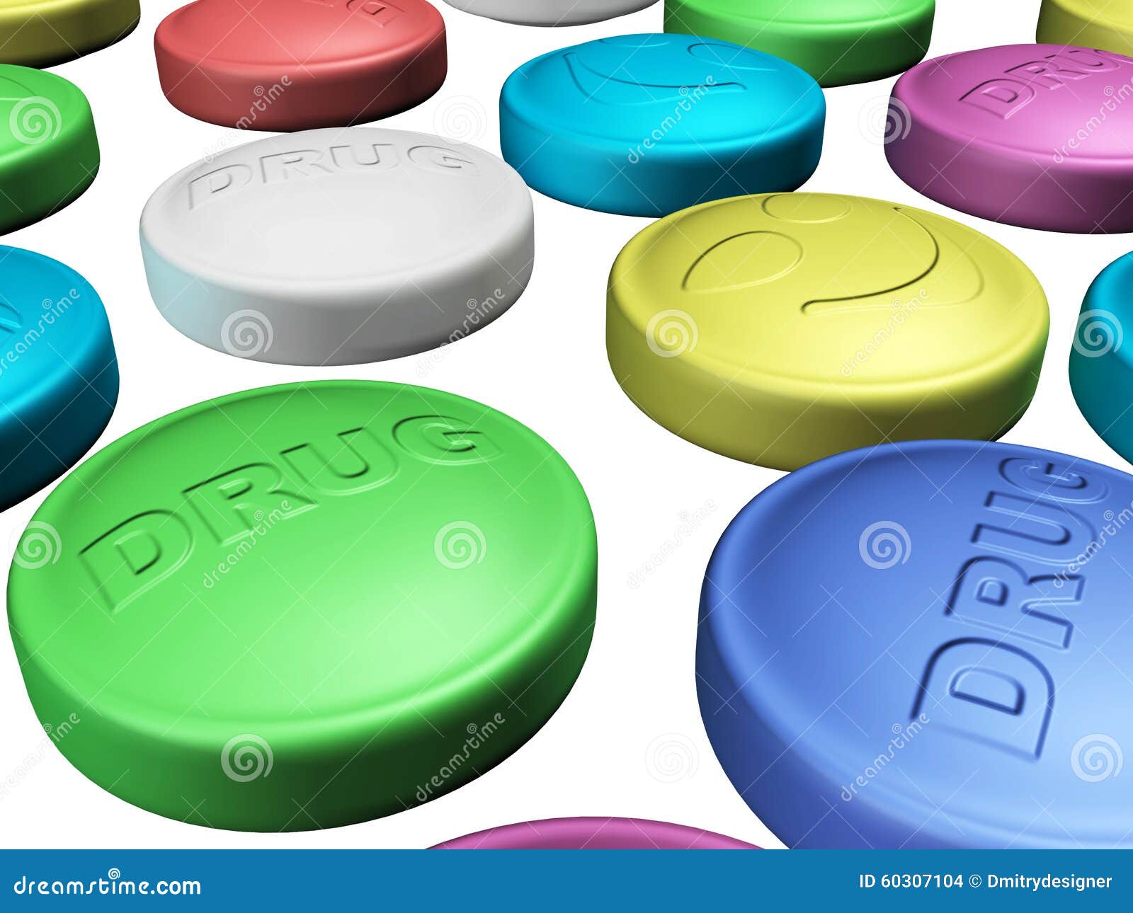 Colorful drug stock illustration. Illustration of treatment - 60307104