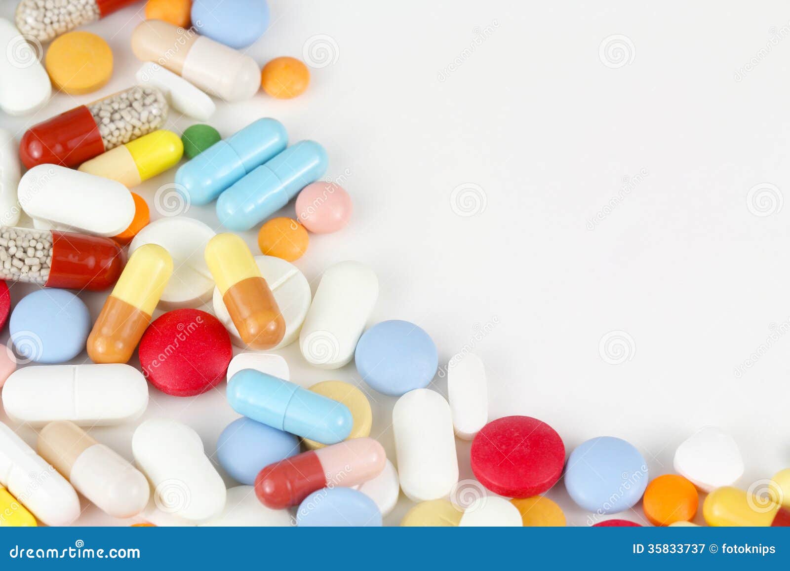 Colorful drugs on white stock image. Image of dragees - 35833737