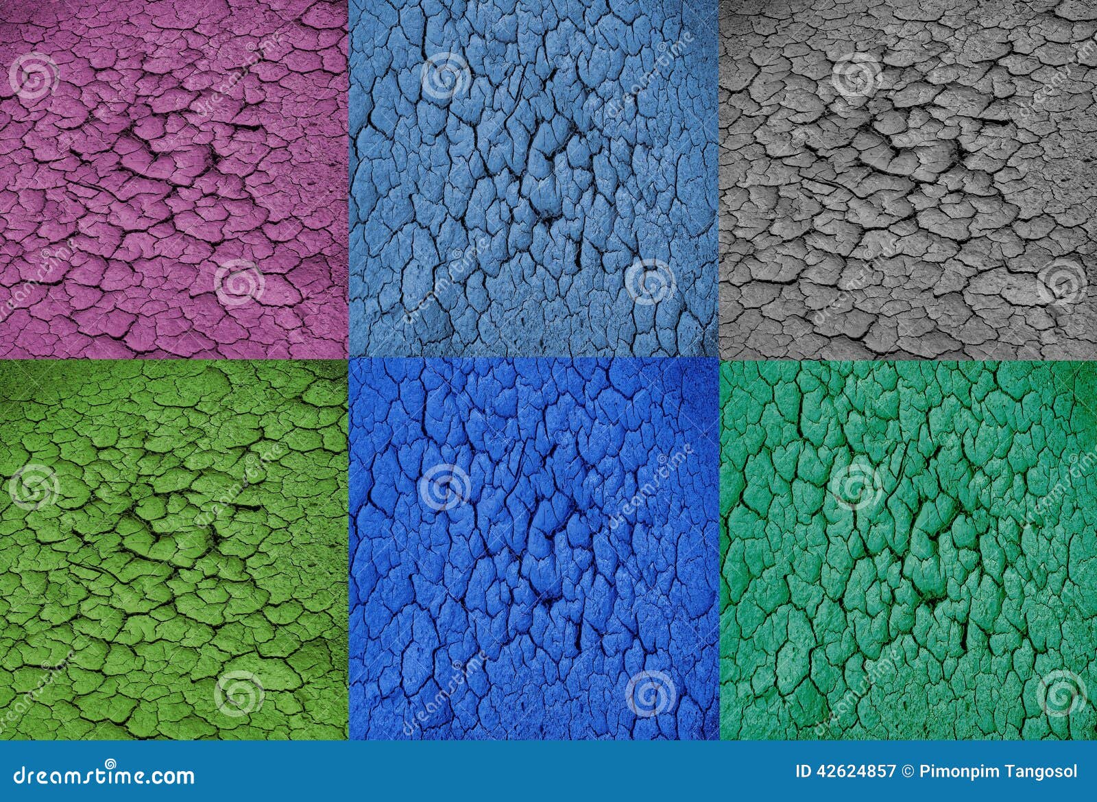 Colorful with Dry Soil Texture Background Stock Image - Image of dirt ...