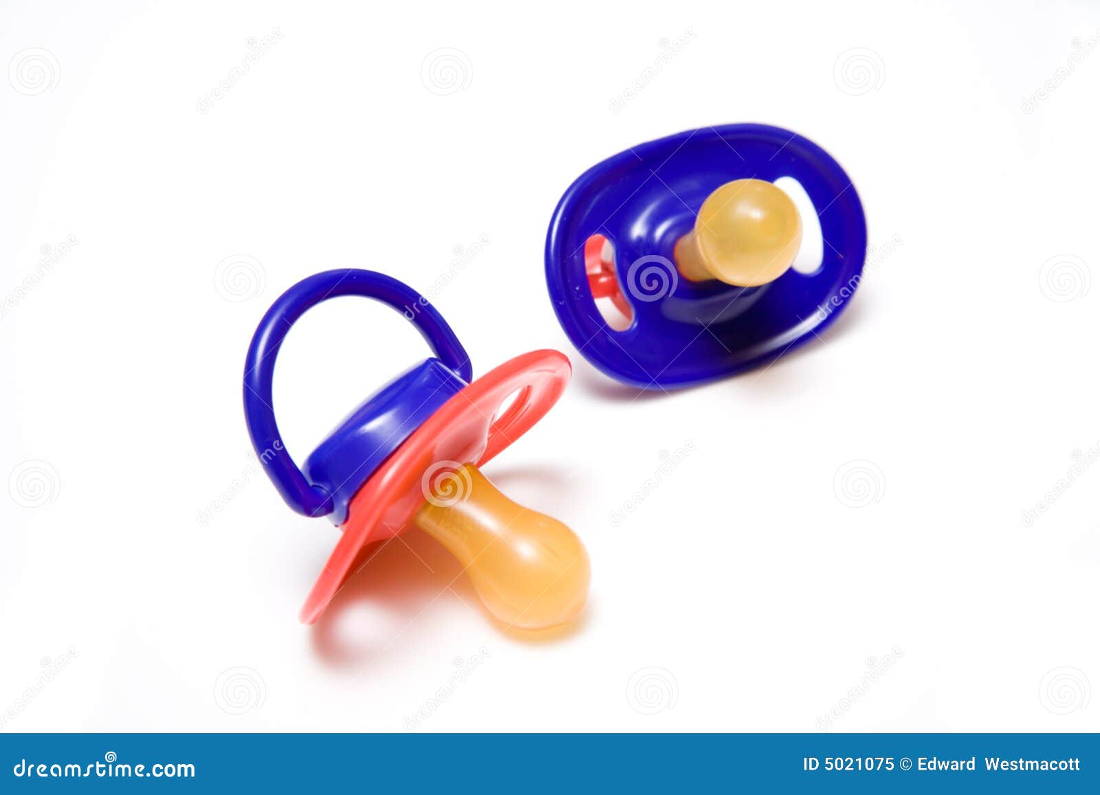 Colorful Dummies or Pacifiers Stock Image - Image of white, blue: 5021075