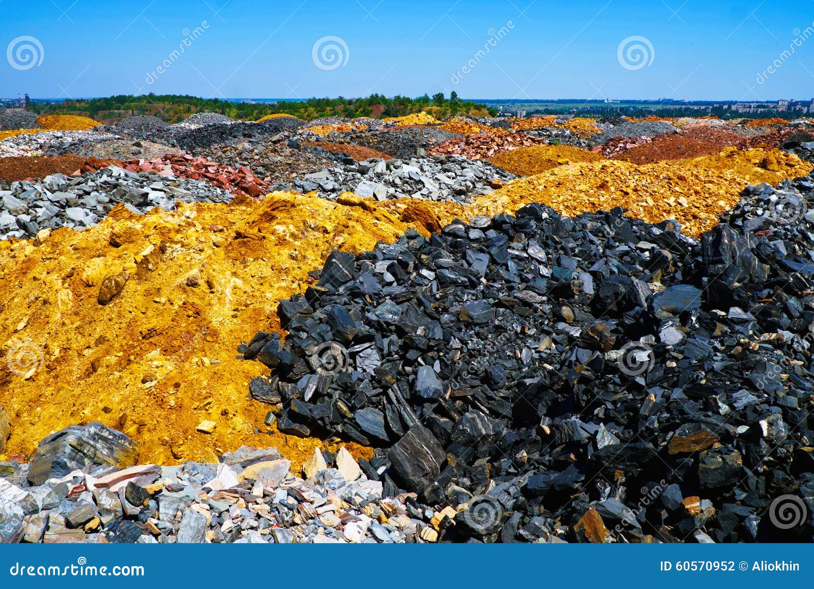 Colorful dumps stock photo. Image of mineral, open, dump - 60570952