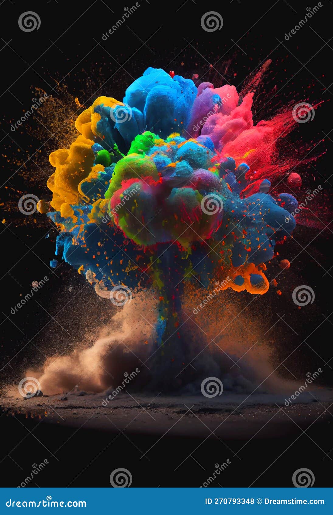 Colorful Dust Transparent Transparent Background. Cartoon Vector ...