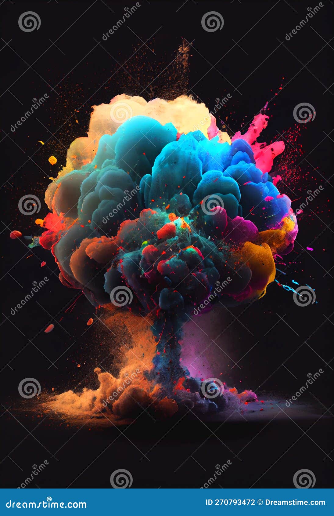 Colorful Dust Transparent Transparent Background. Cartoon Vector ...