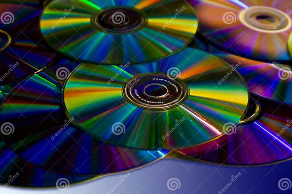 Colorful DVDs and CDs stock photo. Image of disk, case - 10720682